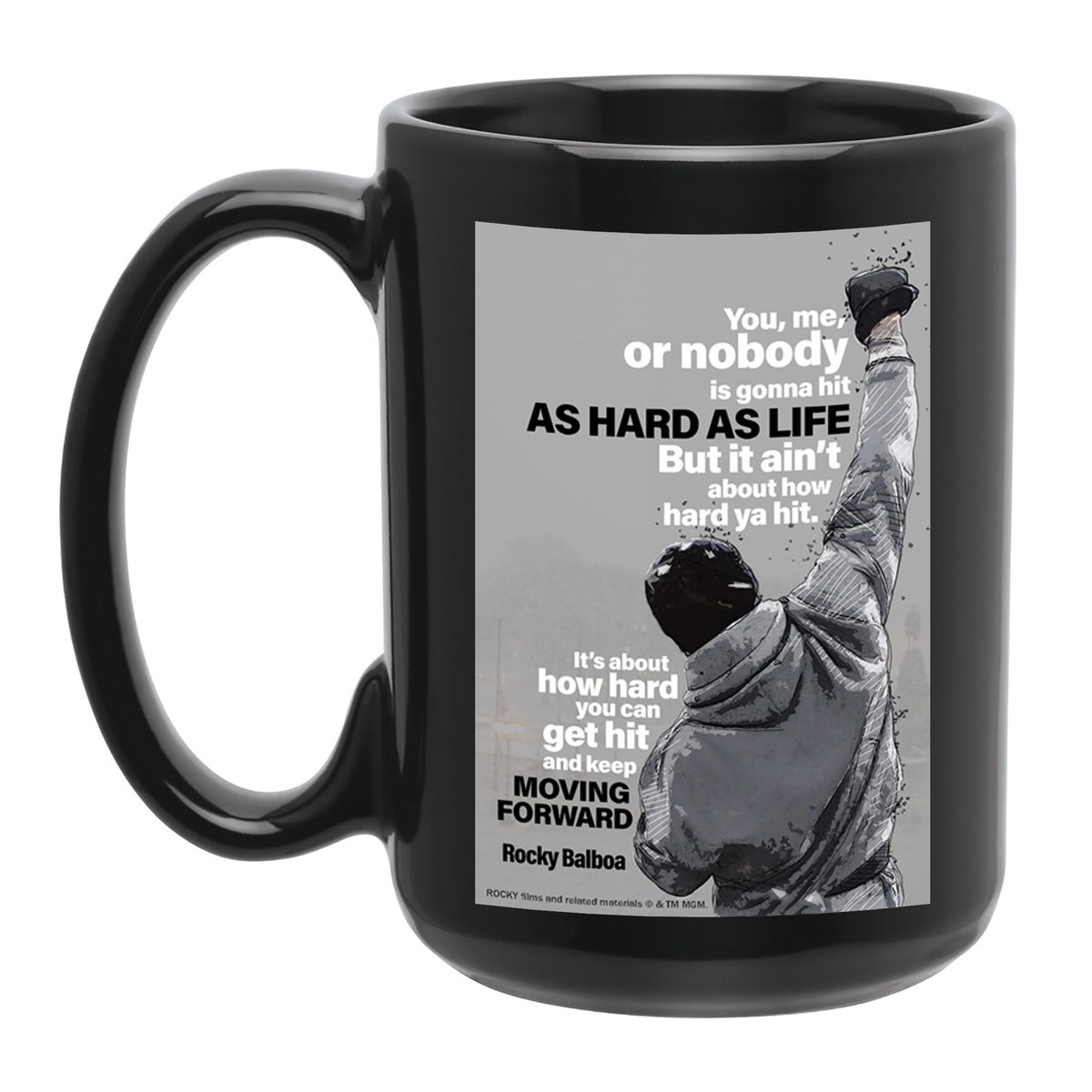 Rocky Quote Coffee Mug – Sly Stallone Shop