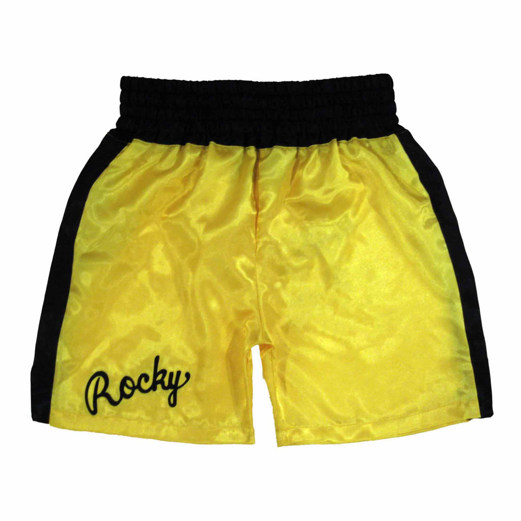 Rocky III Yellow Boxing Trunks – Sly Stallone Shop
