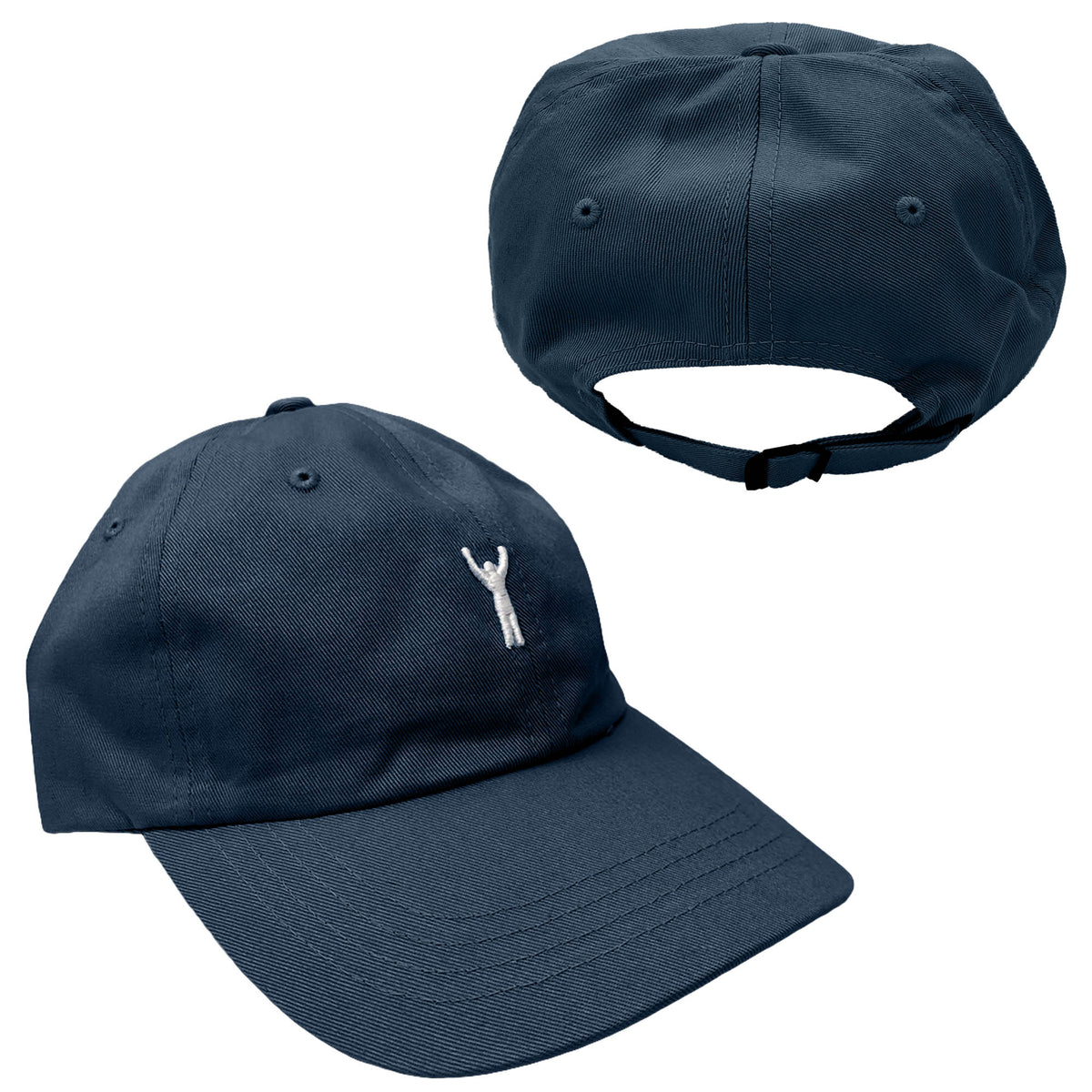 Rocky Statue Dad Hat Navy Blue – Sly Stallone Shop