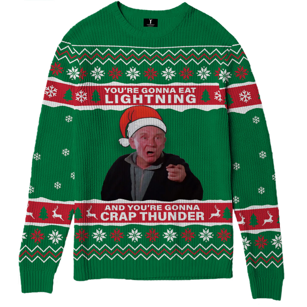 Mickey Green Christmas Sweater – Sly Stallone Shop