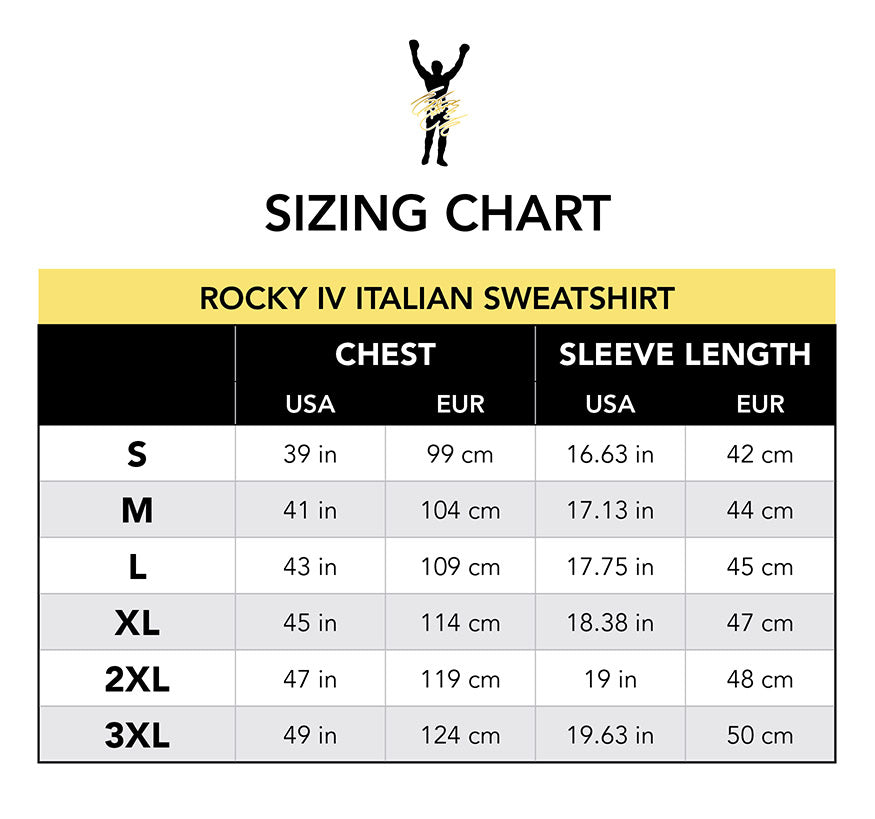 Rocky IV Sweatshirt – Sly Stallone Shop