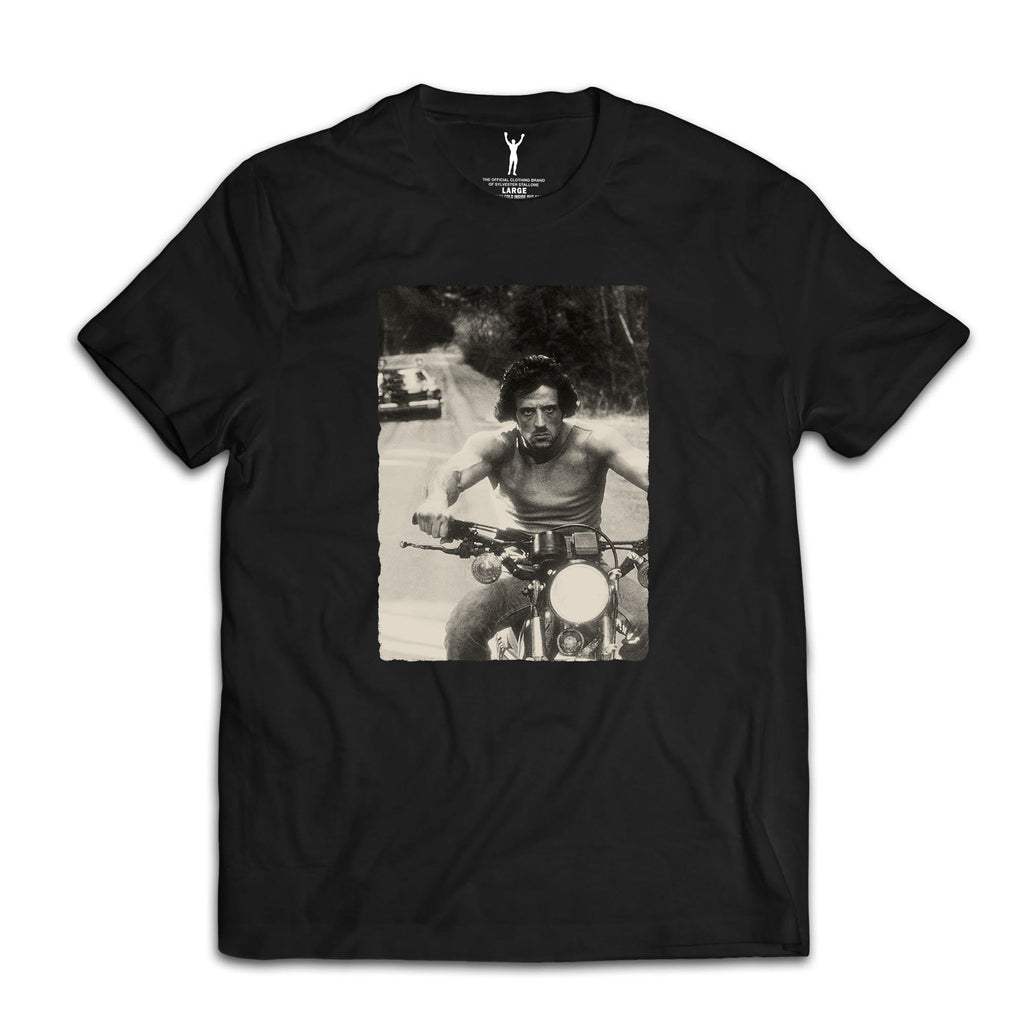 First Blood Motorcycle Tee – Sly Stallone Shop