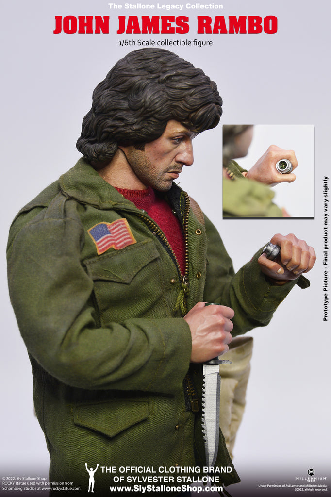 John James Rambo Sixth Scale Figure; FIRST BLOOD Series - PRE ORDER ...
